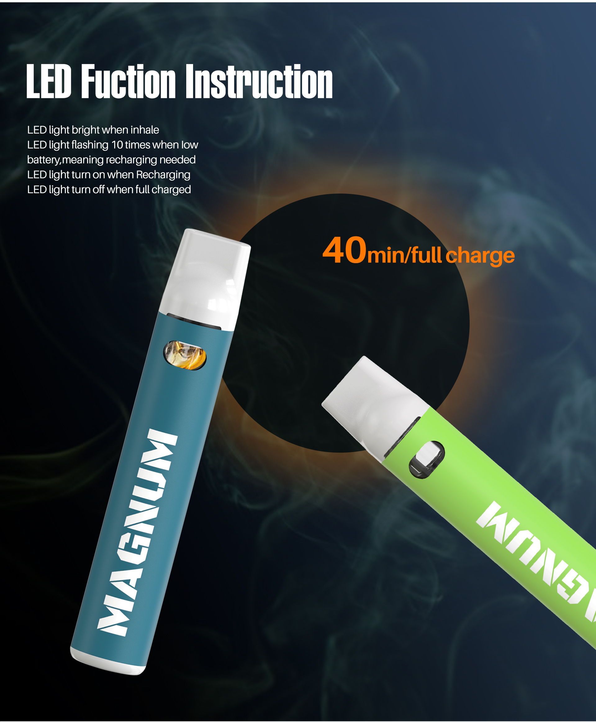 Wholesale Magnum V2 Metal Free Vape Pen 0.5mL/1.0mL factory and ...